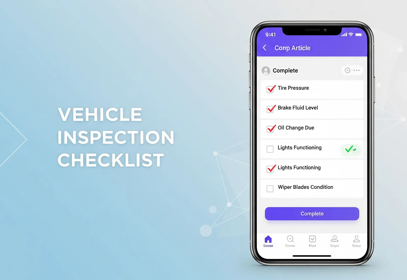 Checklist Inspeksi Kendaraan untuk Perusahaan Transportasi